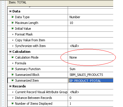 OraFAQ Forum: Forms » Calculation Total in Application